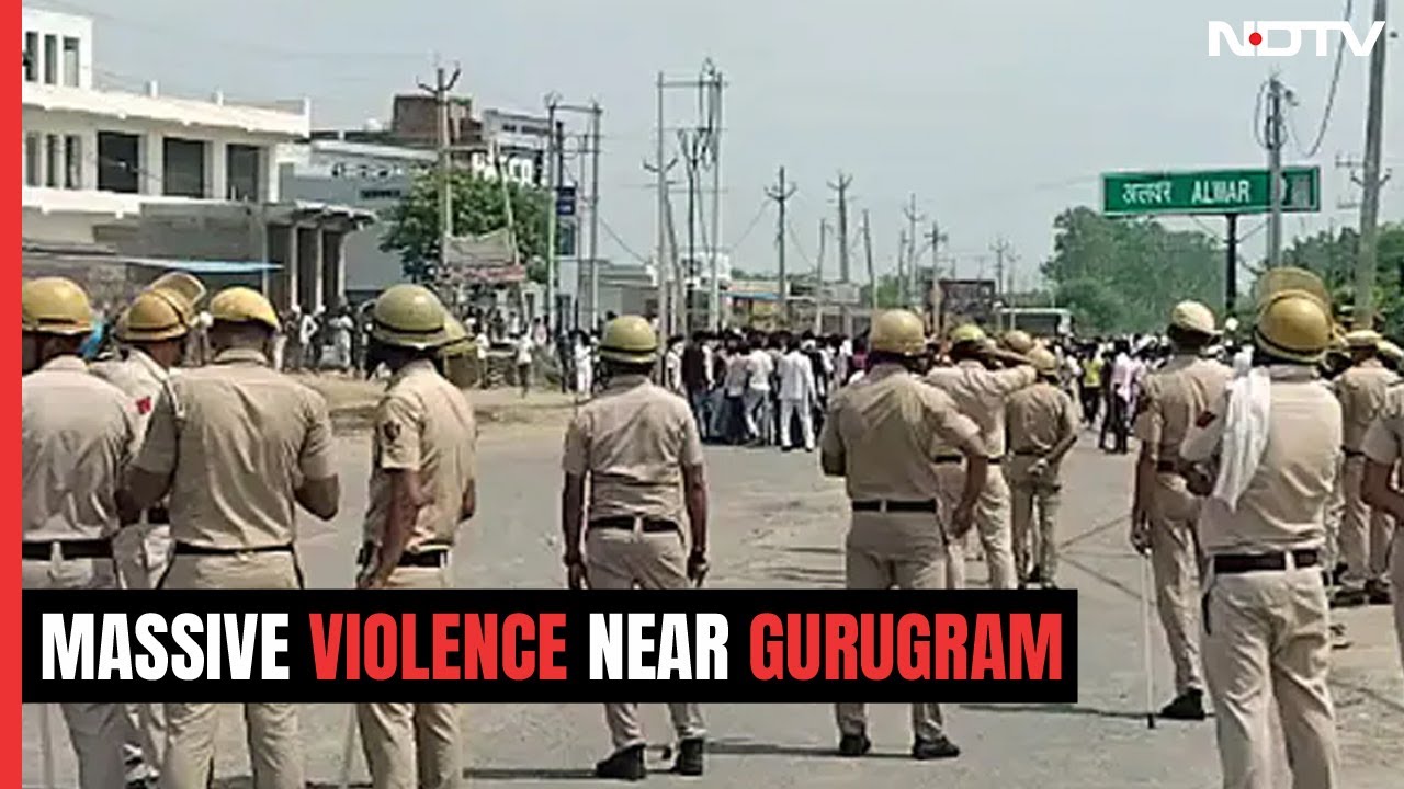 Haryana Violence | Violence In Haryana's Nuh During Religious ...
