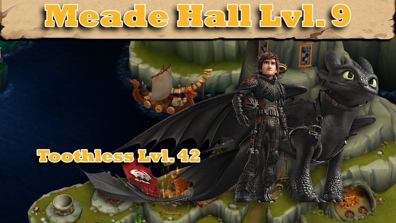 Dragons: Rise of Berk- Meade Hall Lvl 9 - YouTube