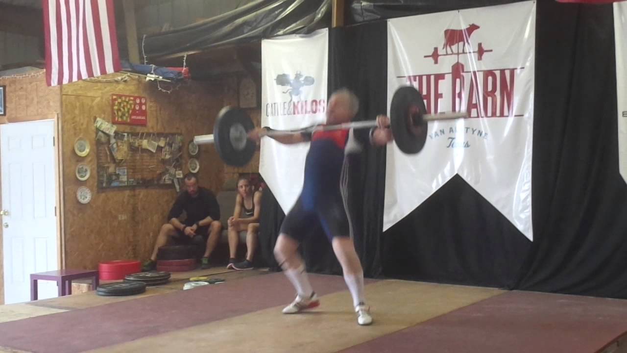 Jed Harris 65kg snatch 3rd attempt - YouTube