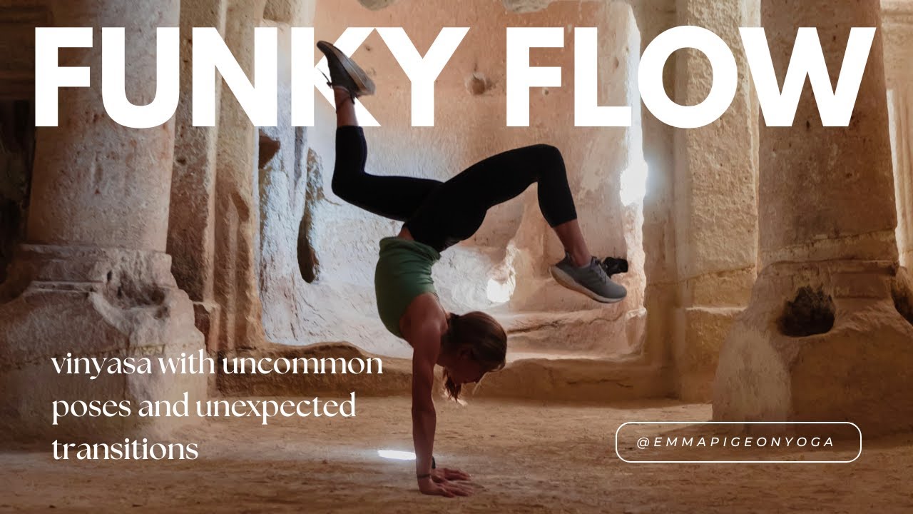 Funky Flow | 1 Hour Yoga Class | Unconventional Poses & Unique Transitions - YouTube