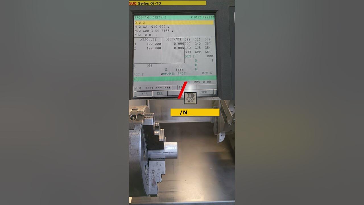 Block skip, CNC, CAD, CAM, Programming, CNC Turning and Machining, CNC Training, CNC Eğitimi ...