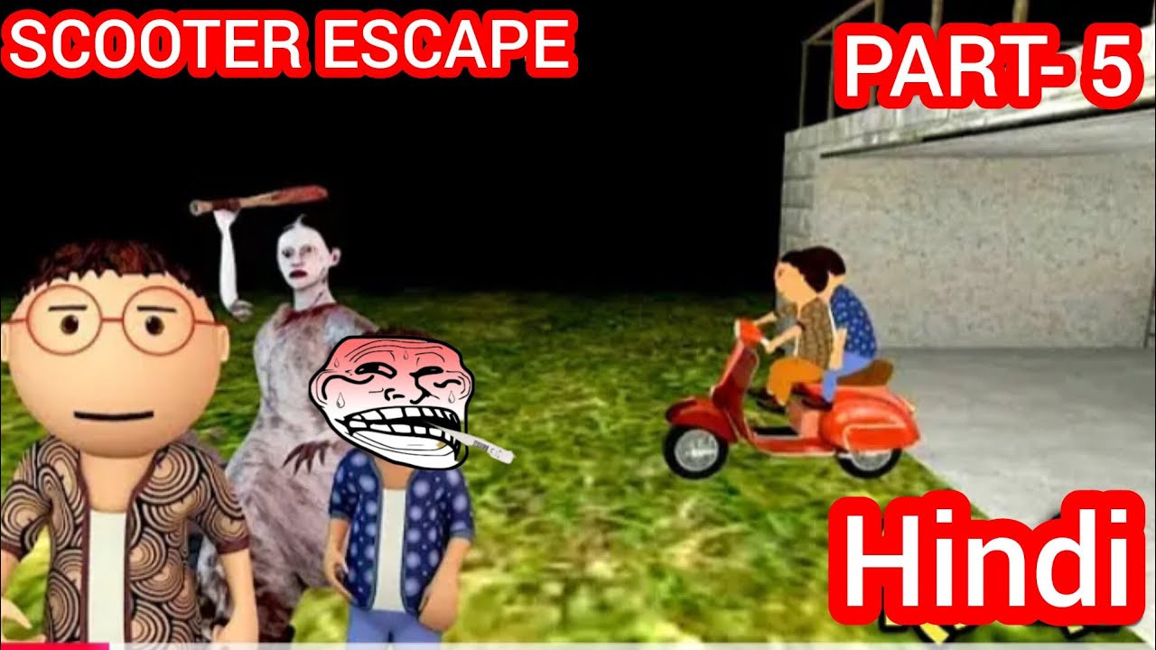 Gulli Bulli Aur Granny Dangerous Gaming Scooter Escape -Full Gameplay Hindi - YouTube