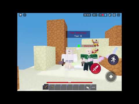 Playing bed wars with my friend ( part 2)