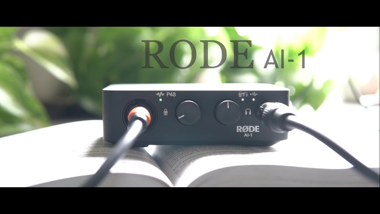 How to Connect RODE AI-1 Single Channel USB Audio Interface for ...