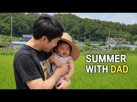 A Quiet Summer Day in Korea | Soba, Tonkatsu & Family Time