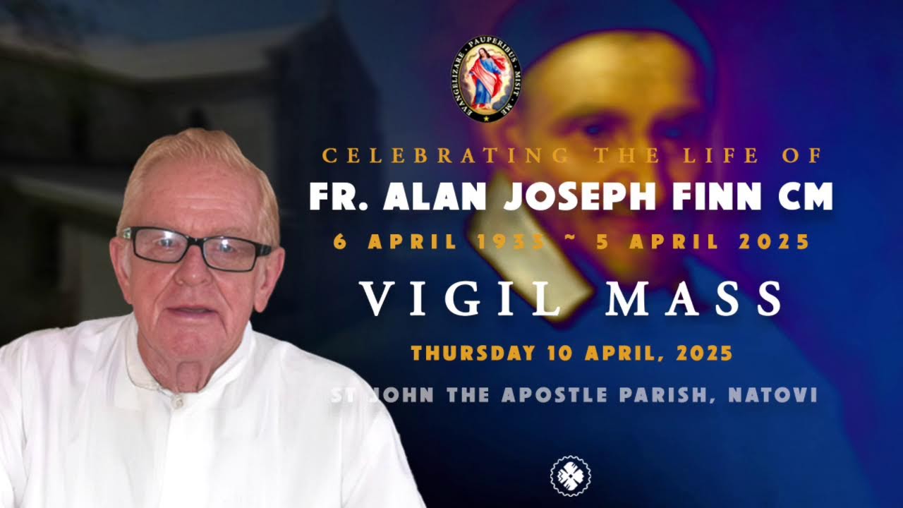 Vigil Mass Celebrating the life of Fr Alan Finn CM - YouTube