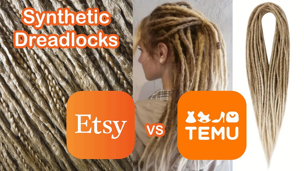 I bought synthetic dreadlock extensions on Temu so you don't have to ...