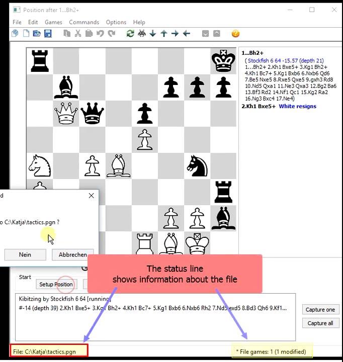 Chess-tactics training with Tarrasch Chess GUI (free software) - YouTube