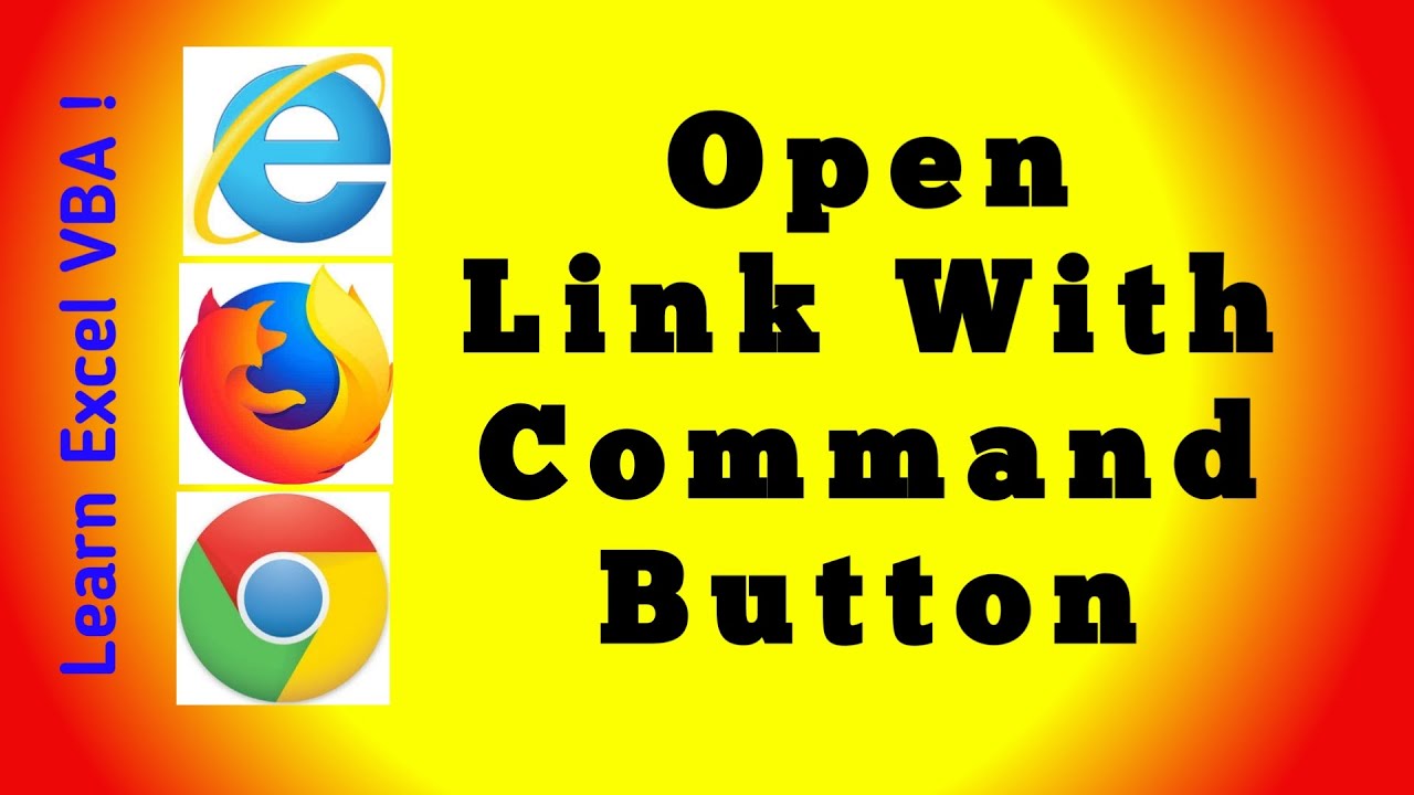 How To Assign Website Link To Command Button In Excel Learn Excel VBA How To Assign Website Link To Command Button In Excel Learn Excel VBA