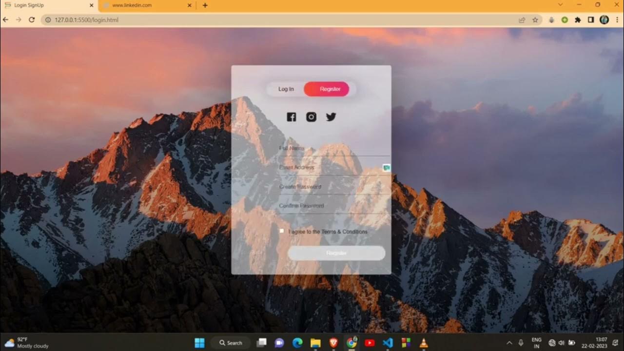 E learning Website using Html,Css and Javascript (Codevita live Internship Project) - YouTube