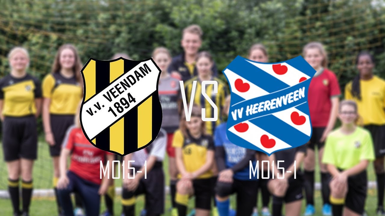 Veendam 1894 Mo15-1 VS VV Heerenveen Mo15-1 Hoogtepunten - YouTube