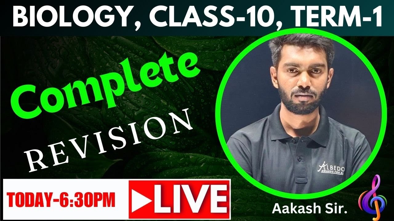 Biology, Class-10th CBSE , Term-1 | Complete Revision. - YouTube