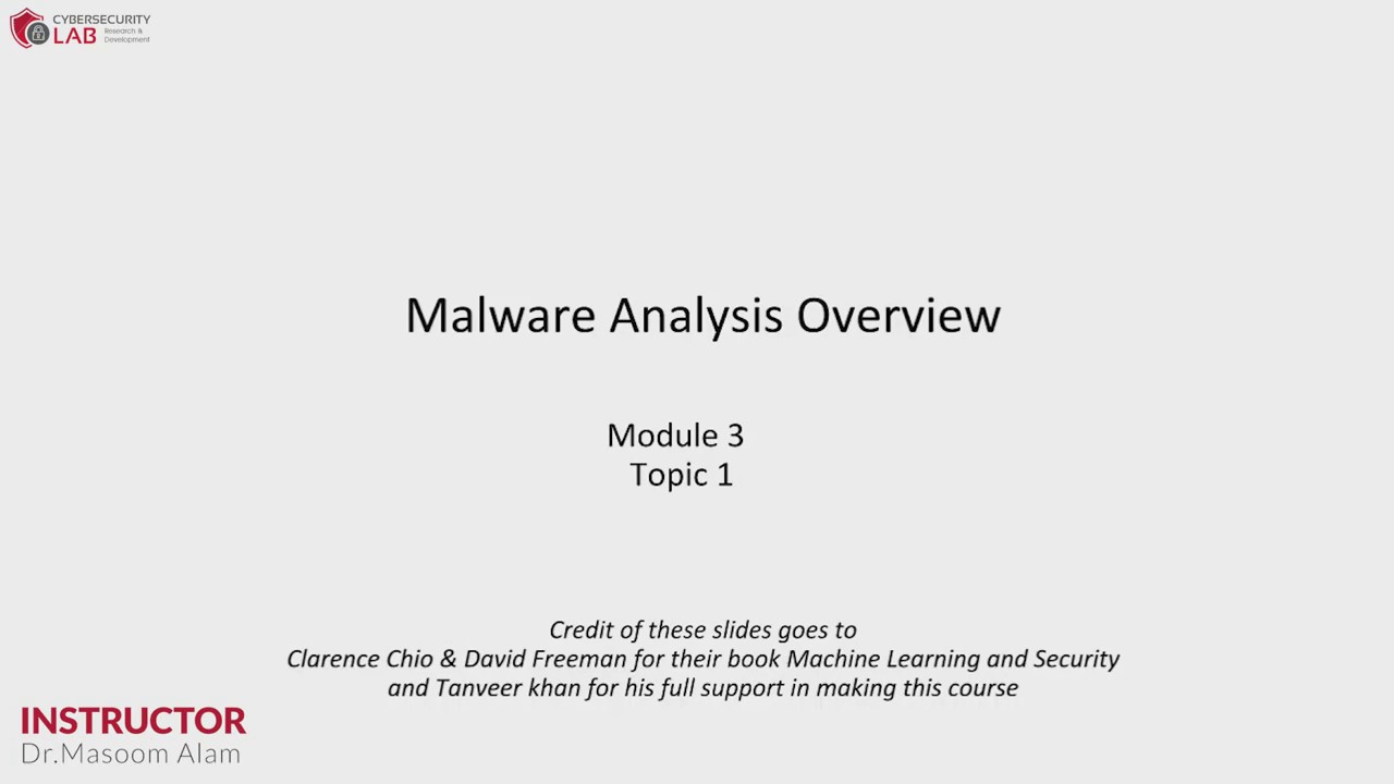 Malware Analysis of Overview | Machine Learning | Beginner to Advance ...