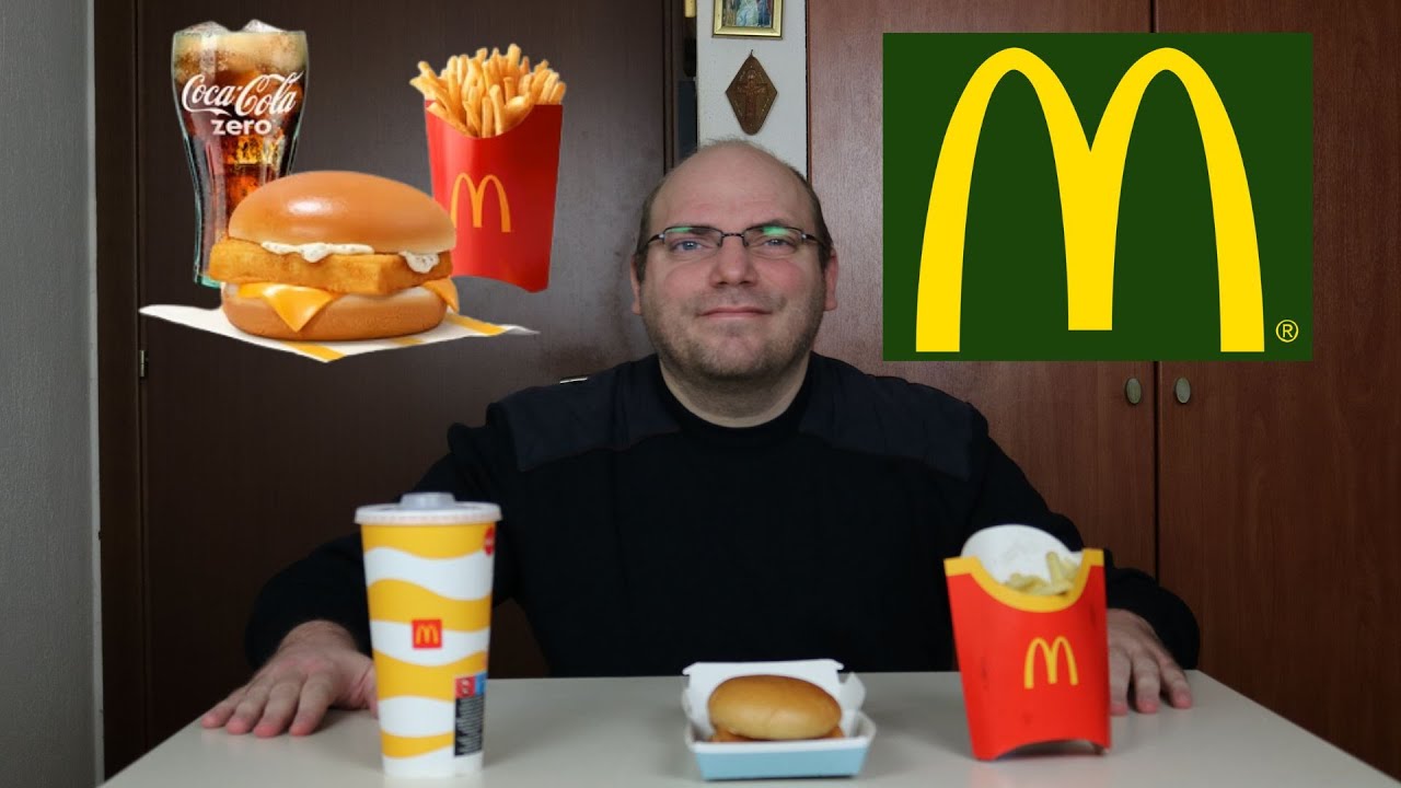 McDonald's τρώω μπέργκερ μπακαλιάρου | drestvlog - YouTube