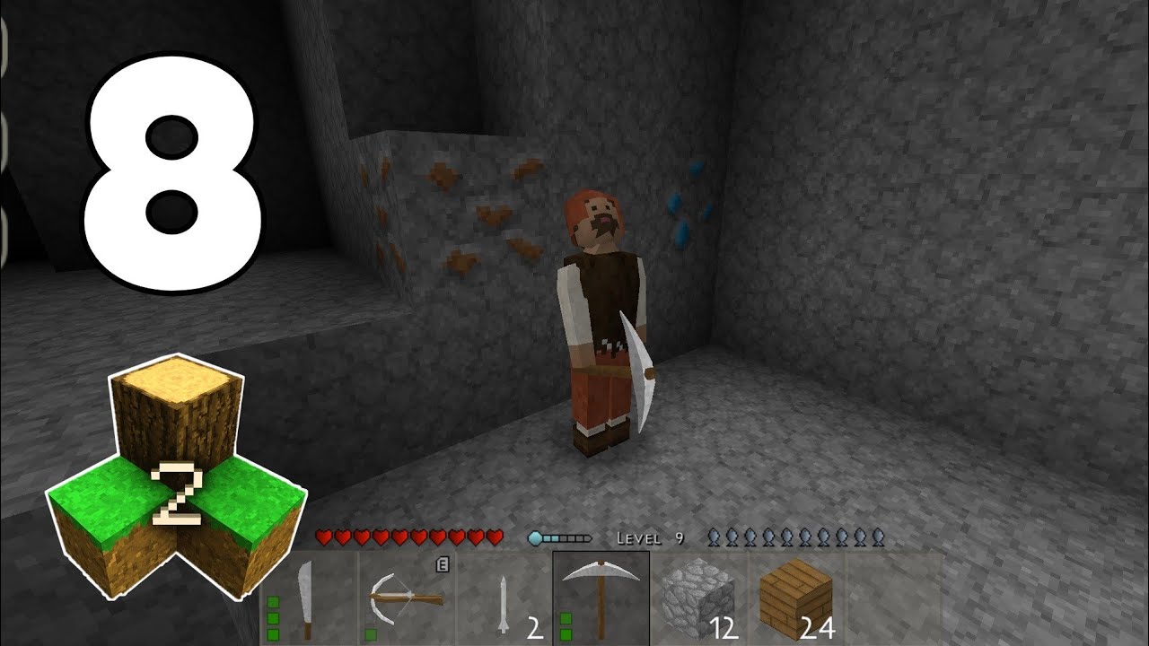 Survivalcraft 2 - Gameplay Walkthrough - Part 8: Time to mine! - YouTube