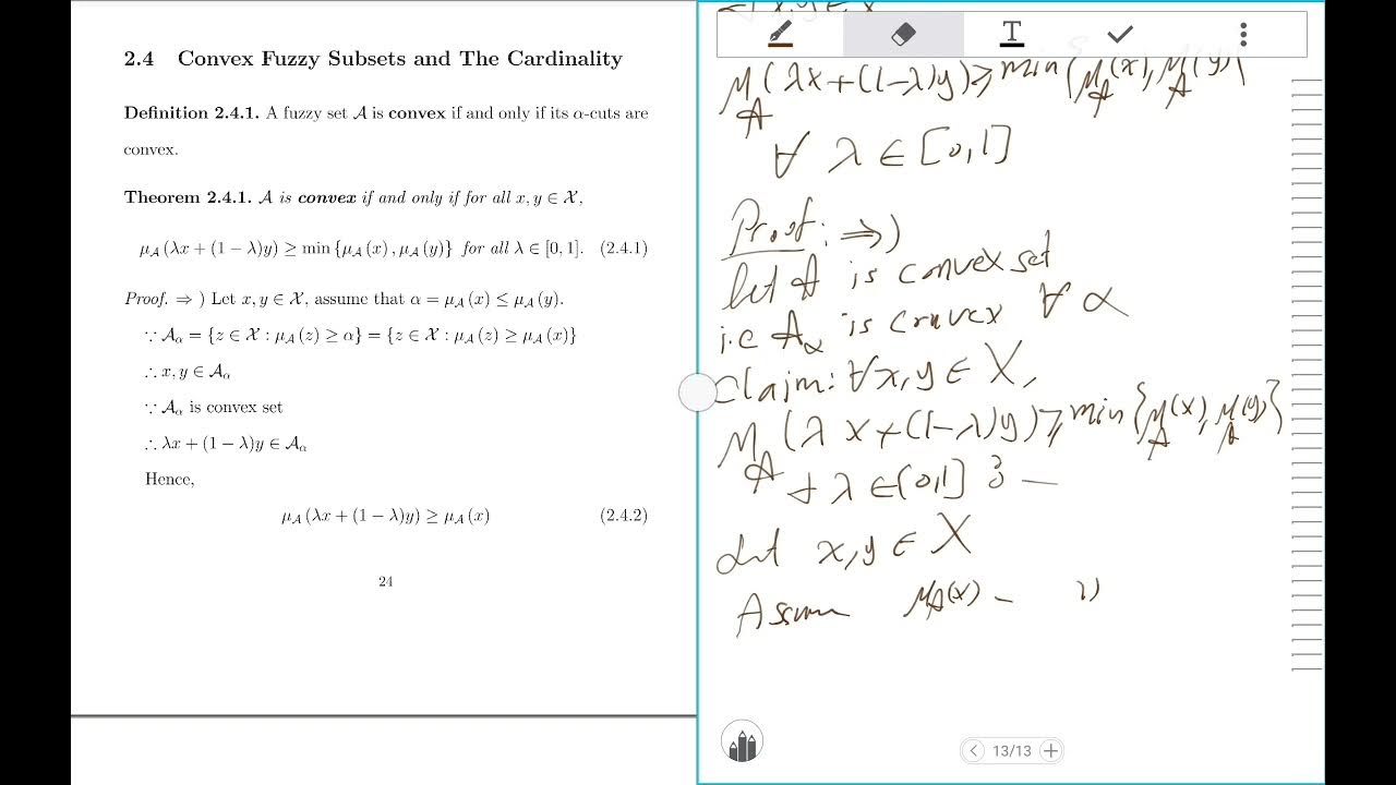 Convex fuzzy sets Lec 4 - YouTube