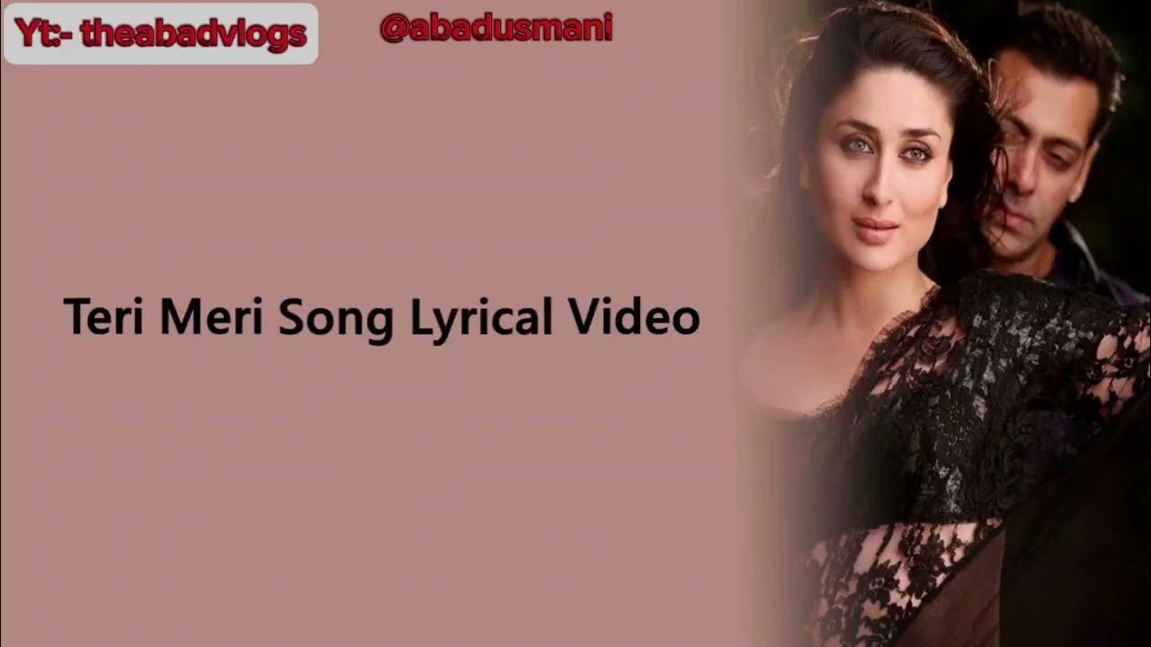 Teri Meri Prem Kahani Bodyguard" (Video Song) Feat. 'Salman khan - YouTube