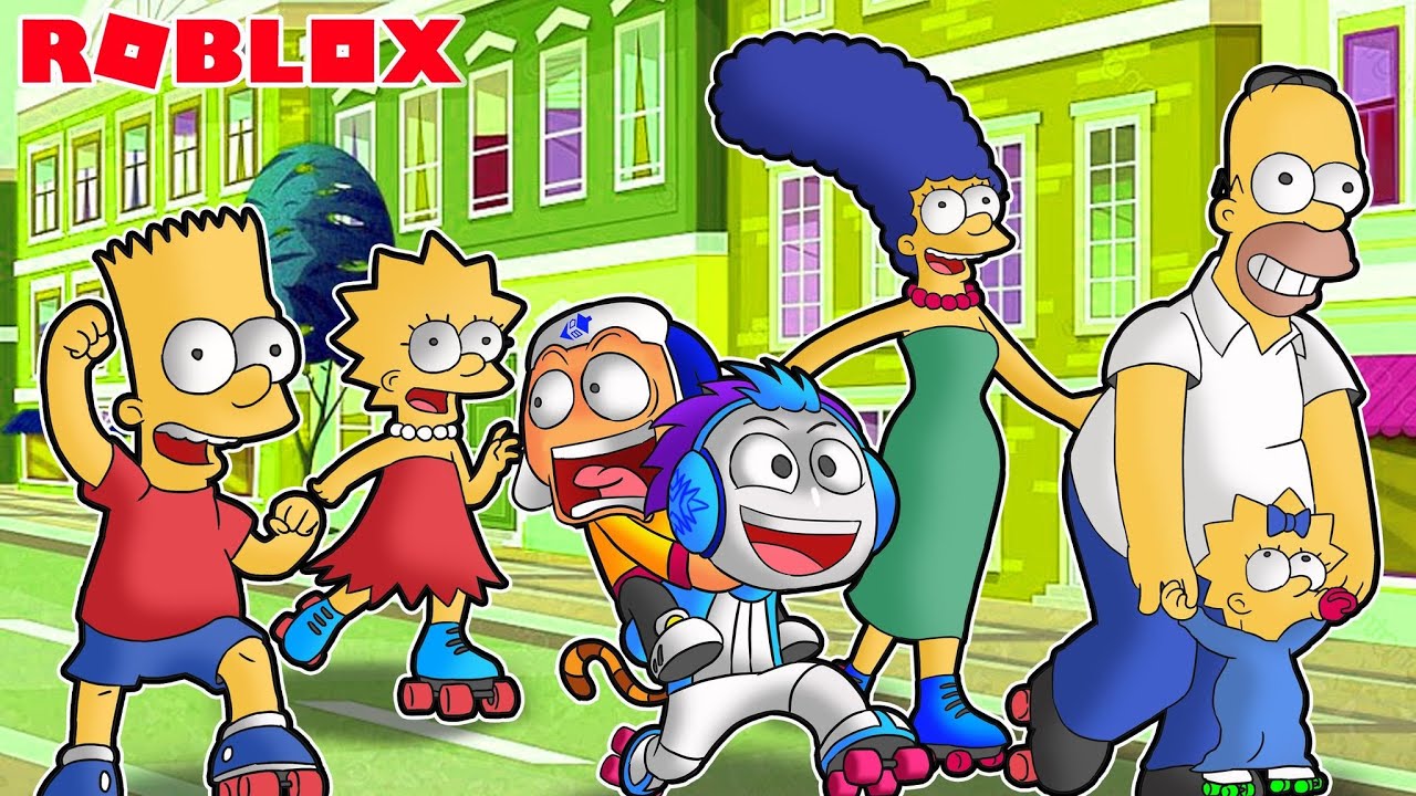 BABY DEL DAN MOCIL JADI KELUARGA THE SIMPSONS DI ROBLOX!!! - YouTube