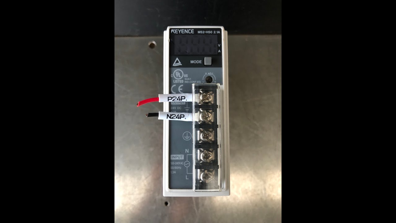 20210825通電確認済み KEYENCE キーエンス MS2-H50 スイッチング パワーサプライ直流安定化電源 DC24V DC電源 ...
