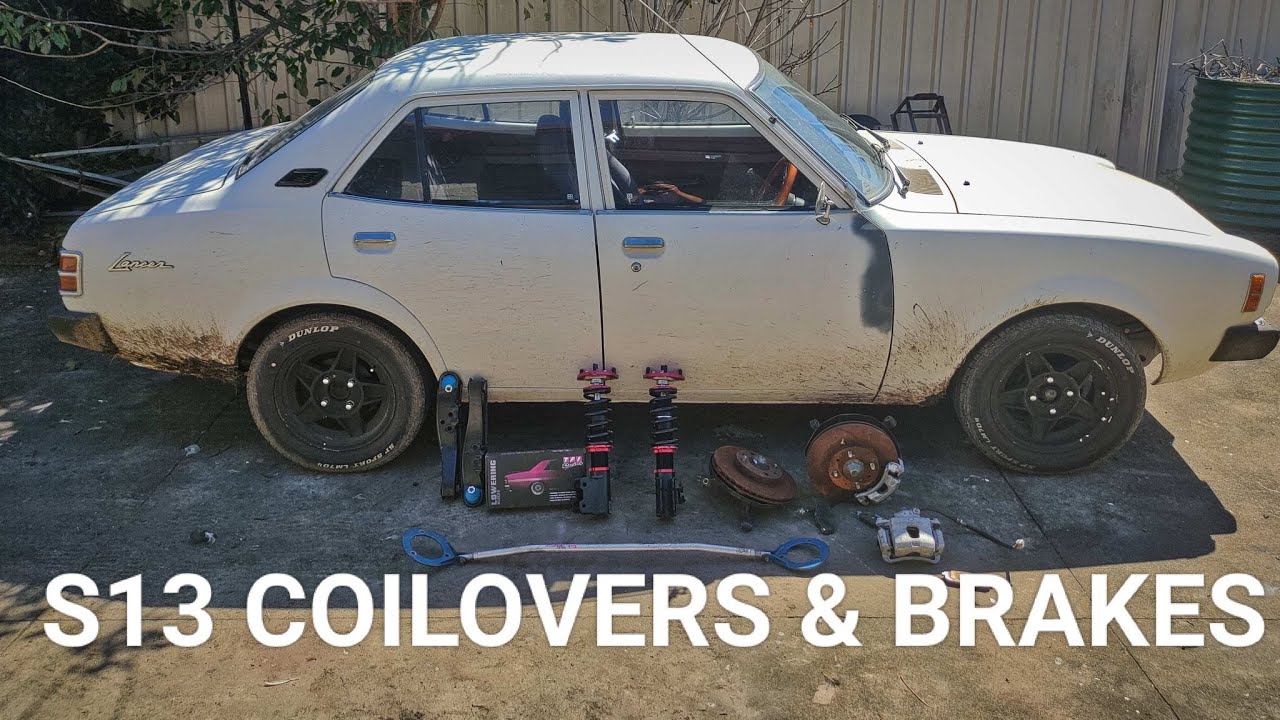 Coilover install - RWD 70s Sigma lancer | LB lancer - YouTube