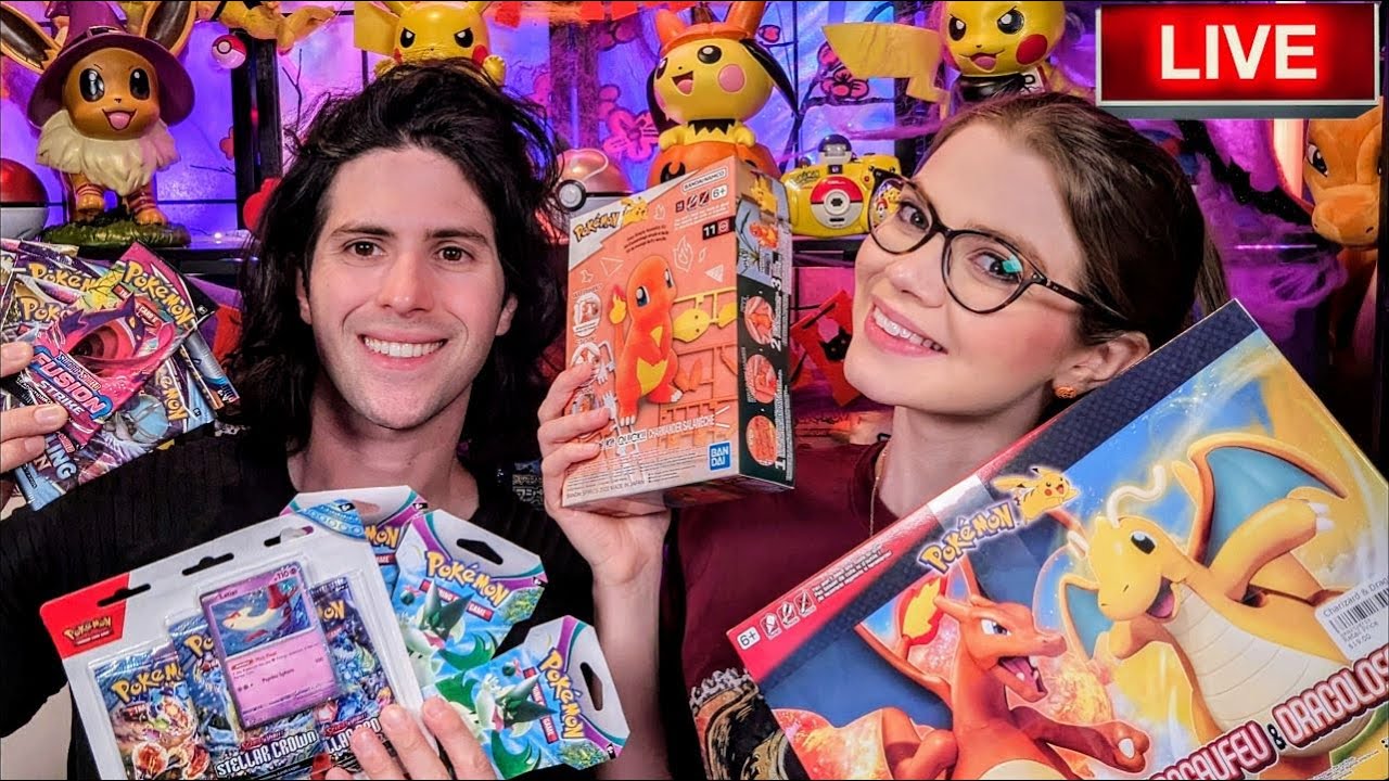 Pokémon Build & Unbox Live: Epic Model Kits & Card Pack Openings! - YouTube