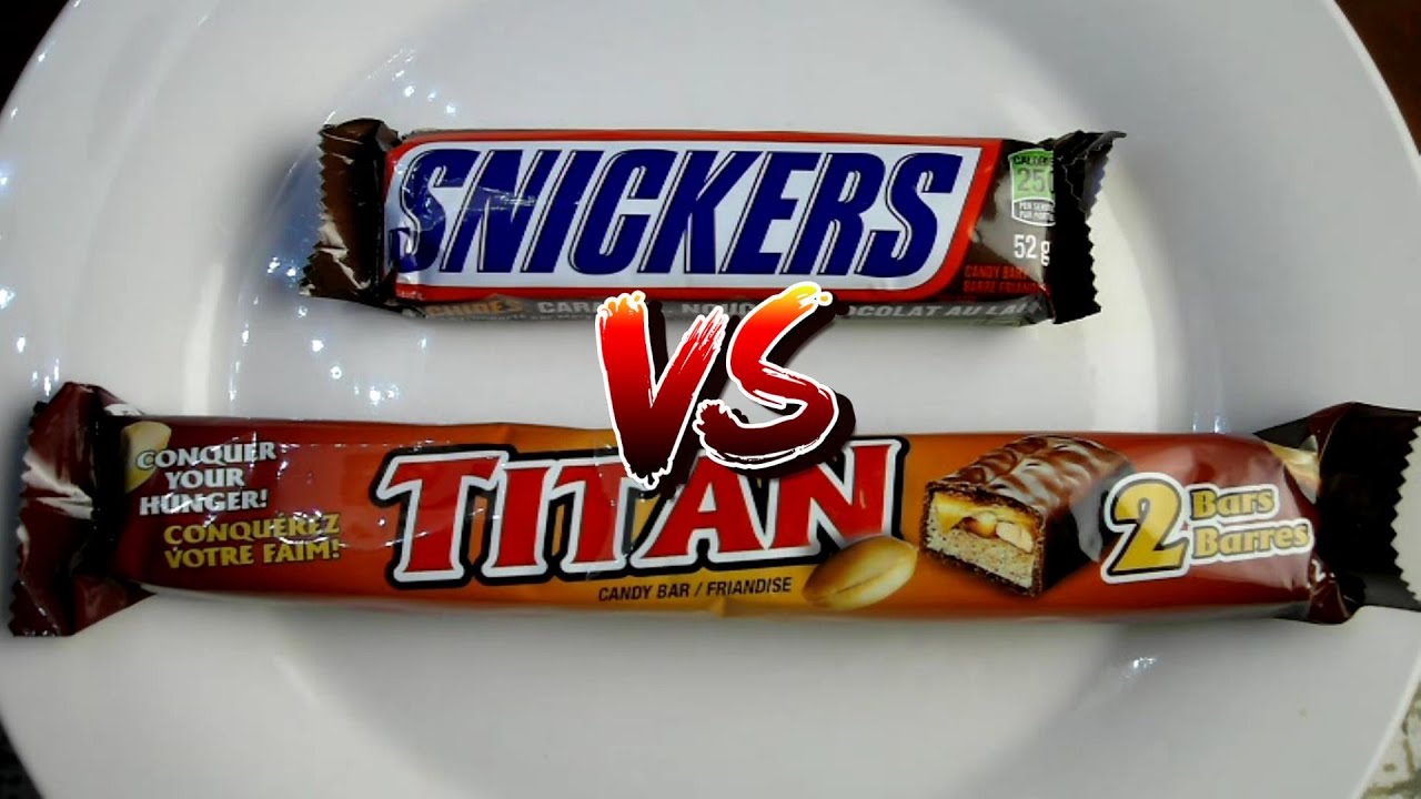 Dollar Store VS Brand Name - Chocolate Bar Showdown - SNICKERS VS TITAN ...
