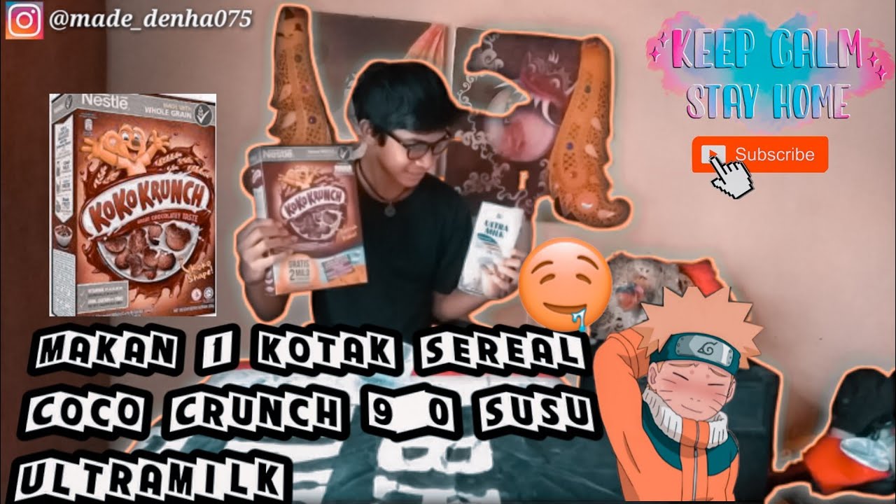 Mukbang 1 Kotak Sereal Coco Crunch|||Mantap Abis - YouTube