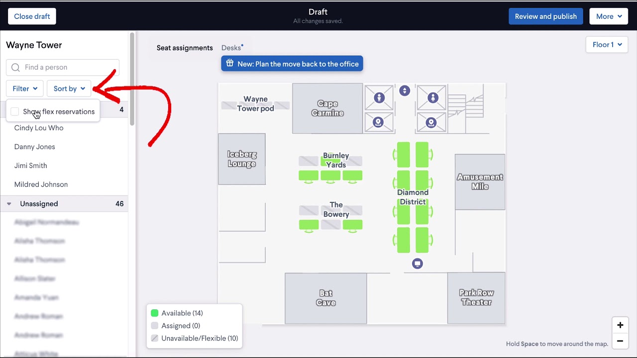 Managing assigned desks - YouTube