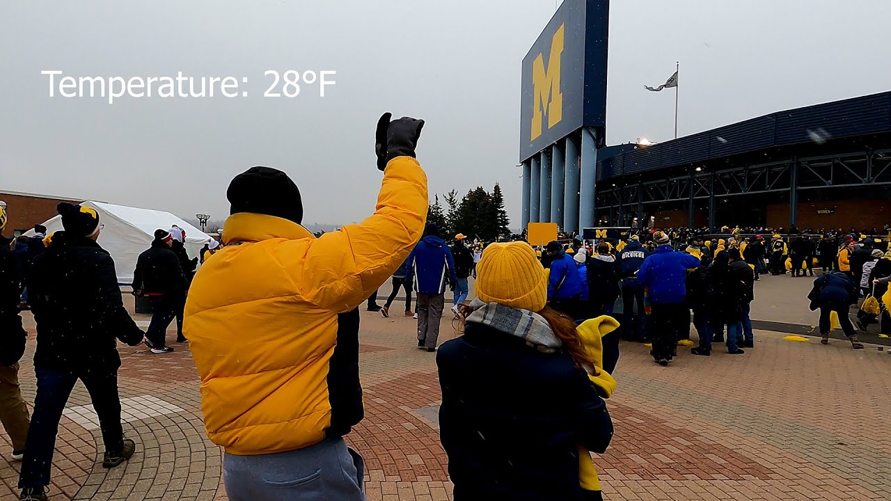Michigan vs Ohio State 2021 Fan Experience: Big House Atmosphere ...