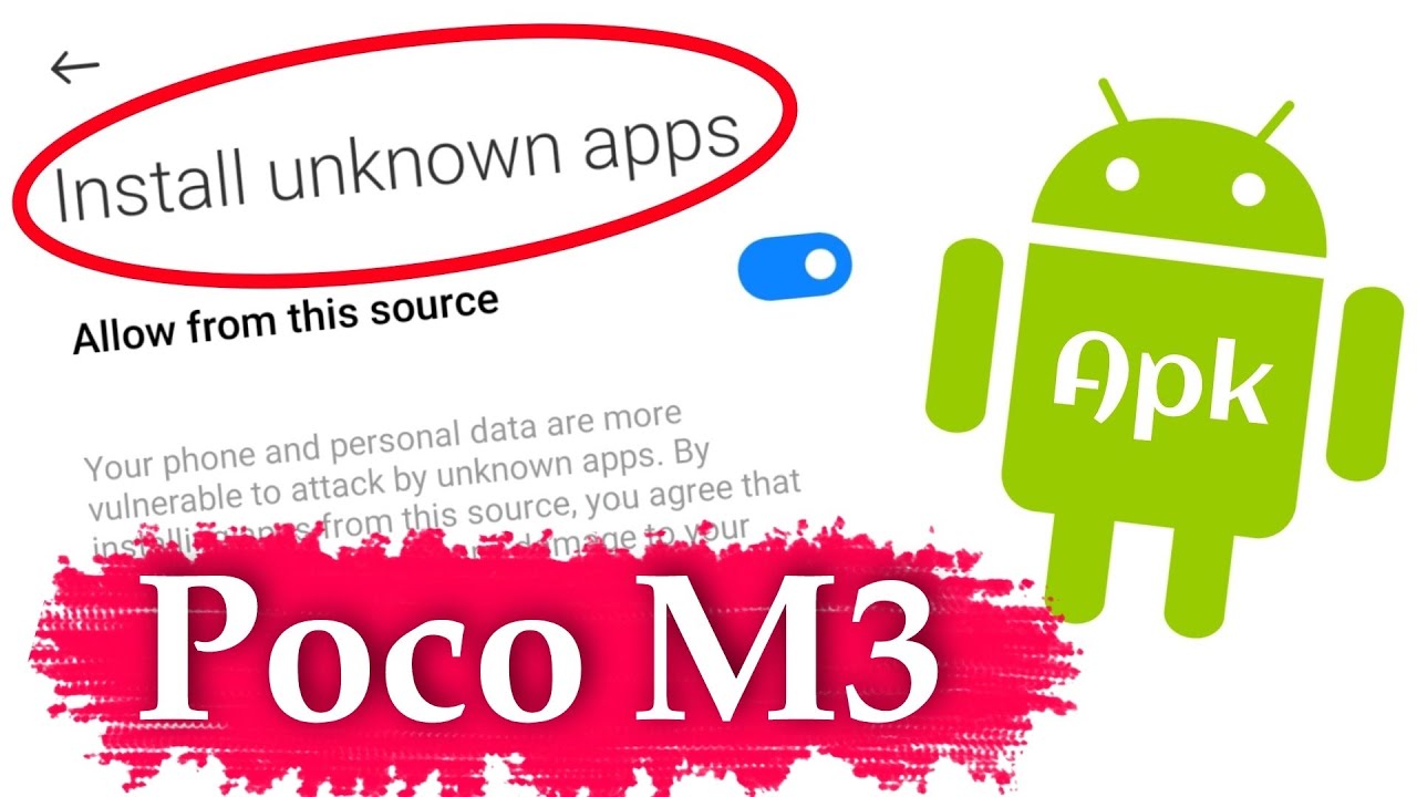 How to Install Apps From Unknown Sources On Poco M3 | Poco M3 Unknown ...