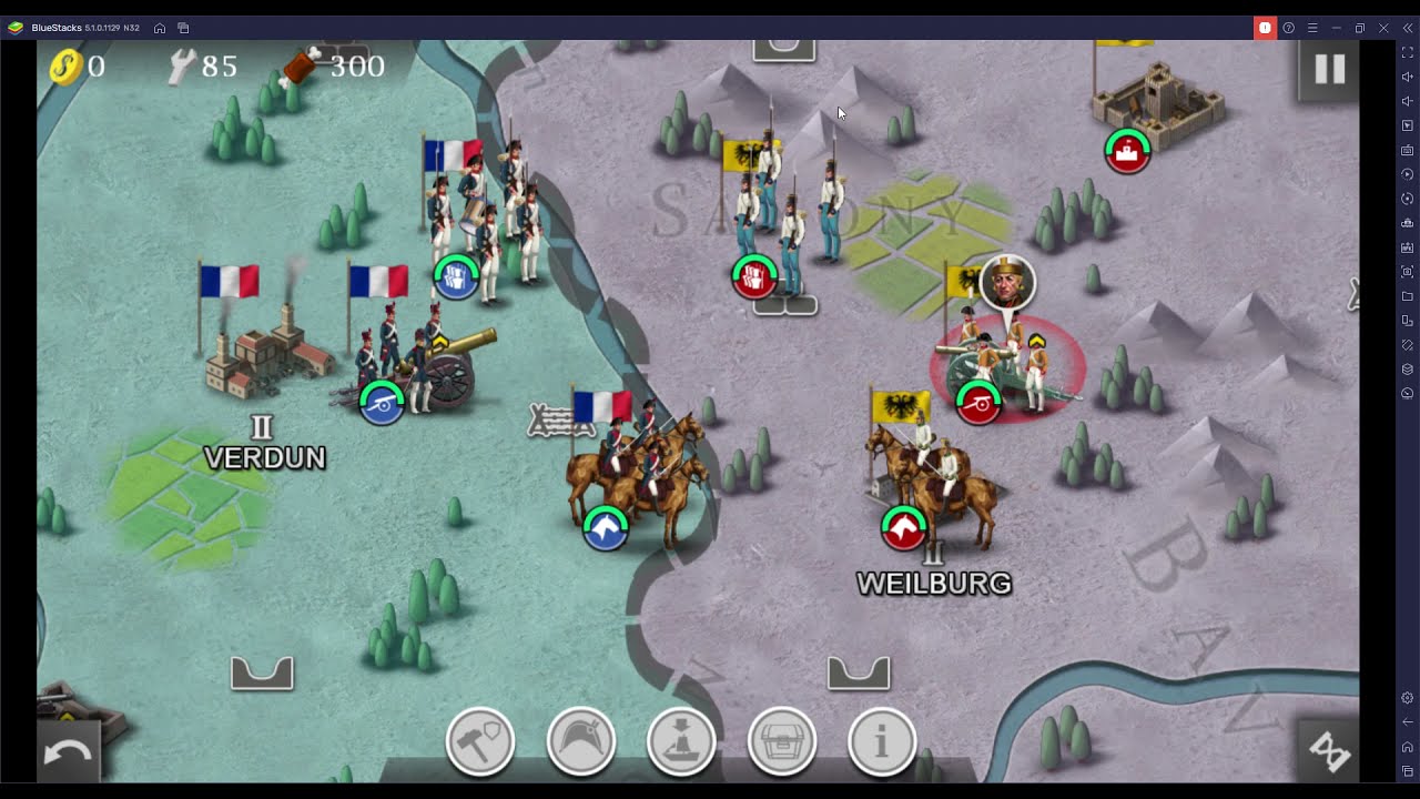 France Vs. the Holy Roman Empire and Italian states (European War 4 ...