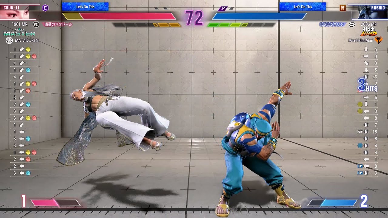 SF6 Legend Modern Rashid 2000MR+ replays (ぽてぽてキリン) - YouTube