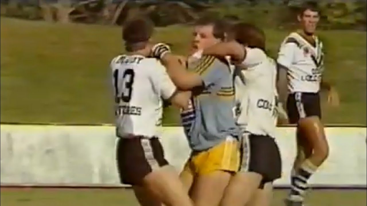 Souths Magpies v Norths Devils BRL 1989 @ Davies Park - YouTube