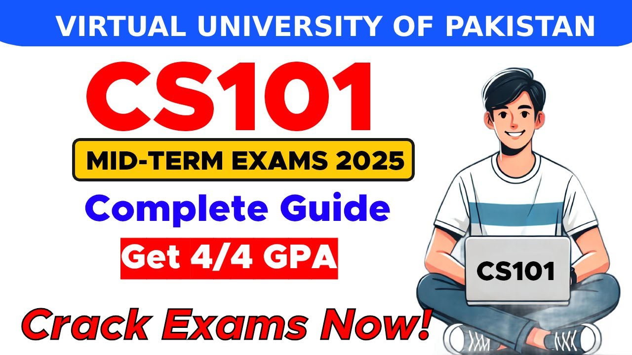 CS101 Mid Term Preparation 2025 | CS101 Mid Term Paper 2025 | By The Merciful Academy - YouTube