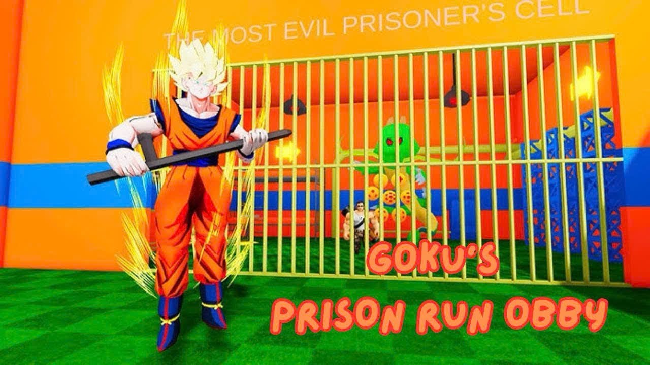 ROBLOX -GOKU'S PRISON RUN OBBY (Obby)| Roblox Gameplay Full Walkthrough ...
