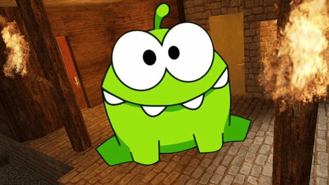 NEW! Om Nom CRAZY FUNNY CHASE in REAL Minecraft VILLAGE | Gmod Nextbots ...