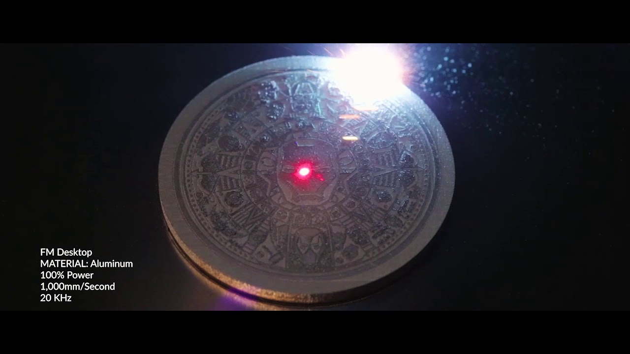 Laser Marking Aluminum - Marvel Aztec Calendar (Sandy Eggo CNC) Fiber ...