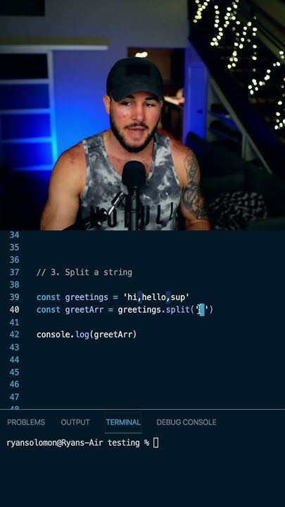 JavaScript - Do THIS To Split A String - YouTube