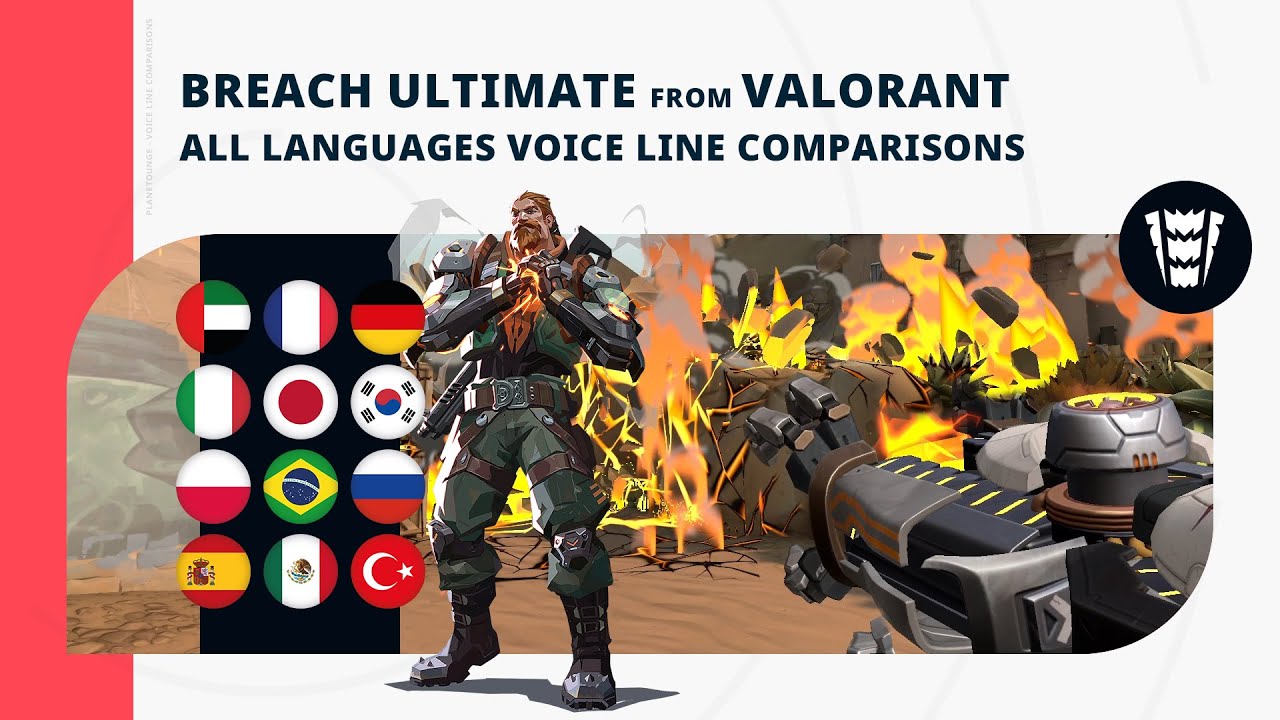 Breach - Ultimate Voice Lines - All Languages | Valorant - YouTube