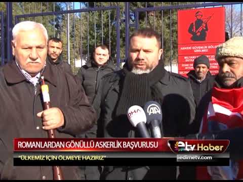 ROMANLARDAN GÖNÜLLÜ ASKERLİK BAŞVURUSU