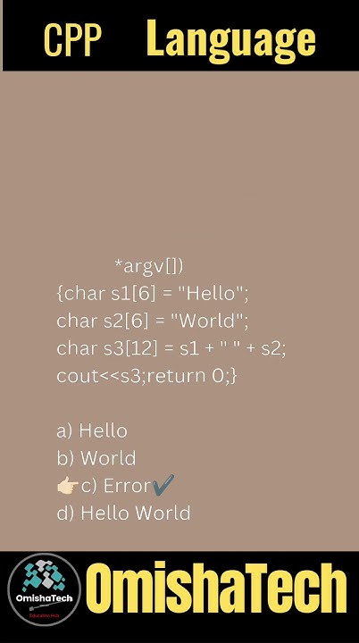 C Programming Shorts Omishatech Viral Youtube