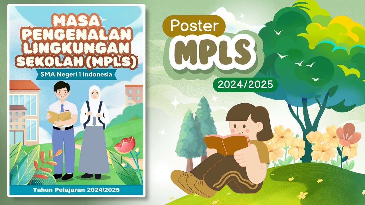 Cara Membuat Poster MPLS di Canva || 2024/2025 - YouTube