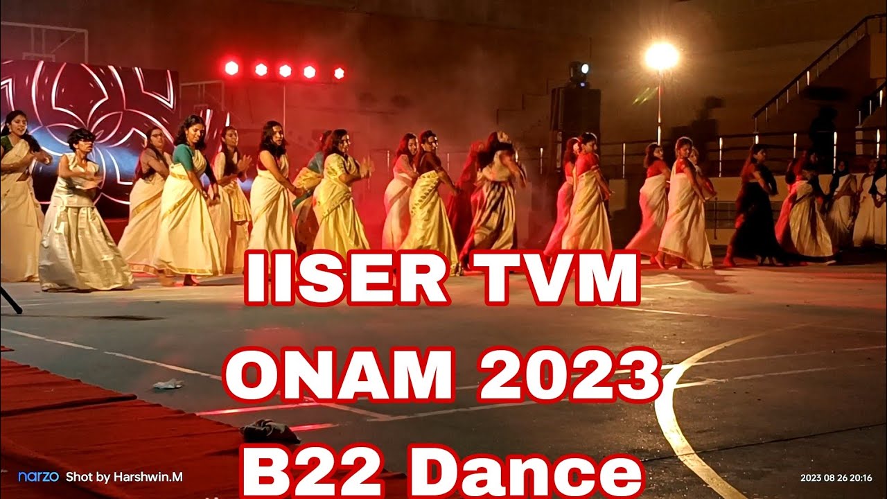 B22 Dance | Onam 2023 | IISER TVM | College Group Dance | Onam Dance ...