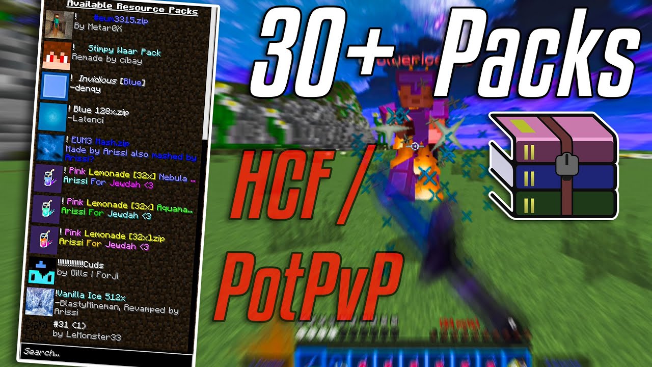 Pack Folder RELEASE! 30+ PotPvP & HCF Resource Packs *UPDATED* - YouTube