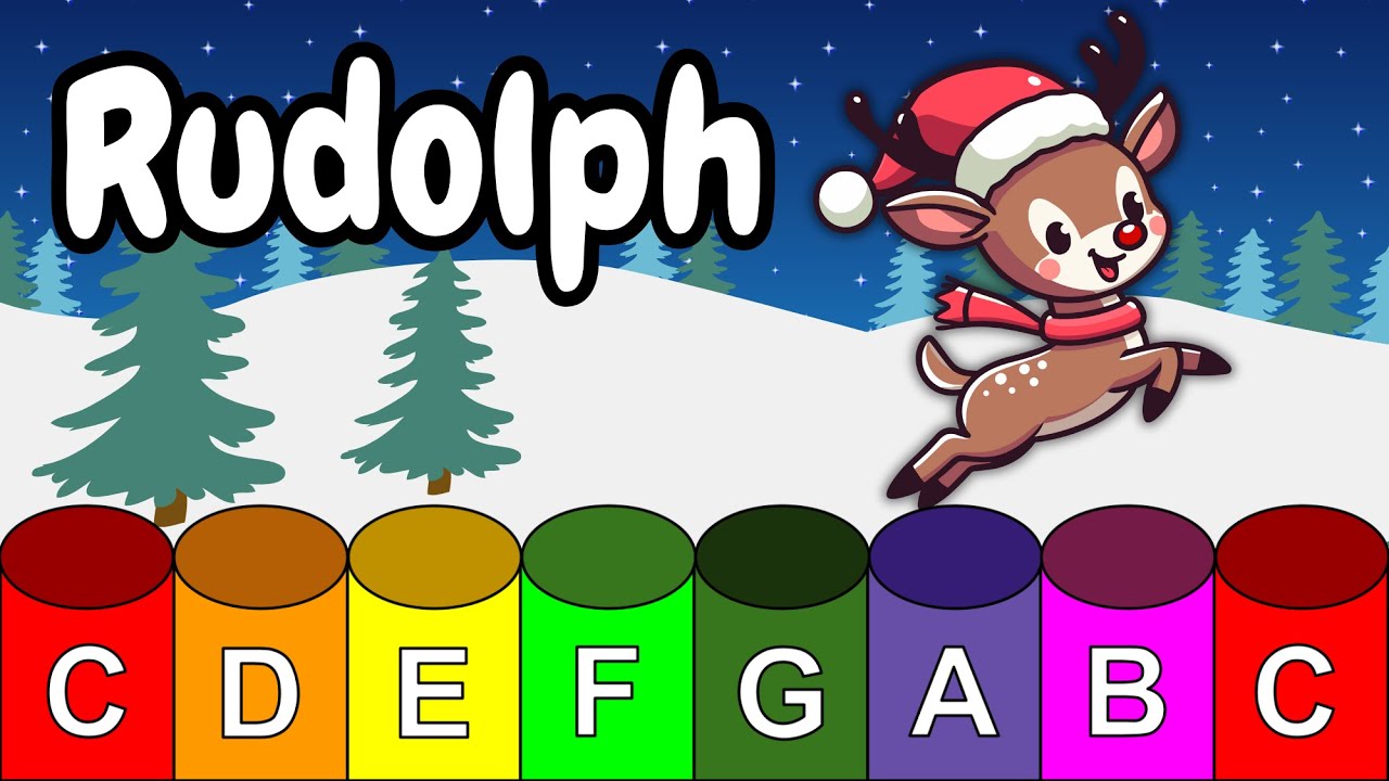 Rudolph the Red Nosed Reindeer - Boomwhacker Play Along - YouTube