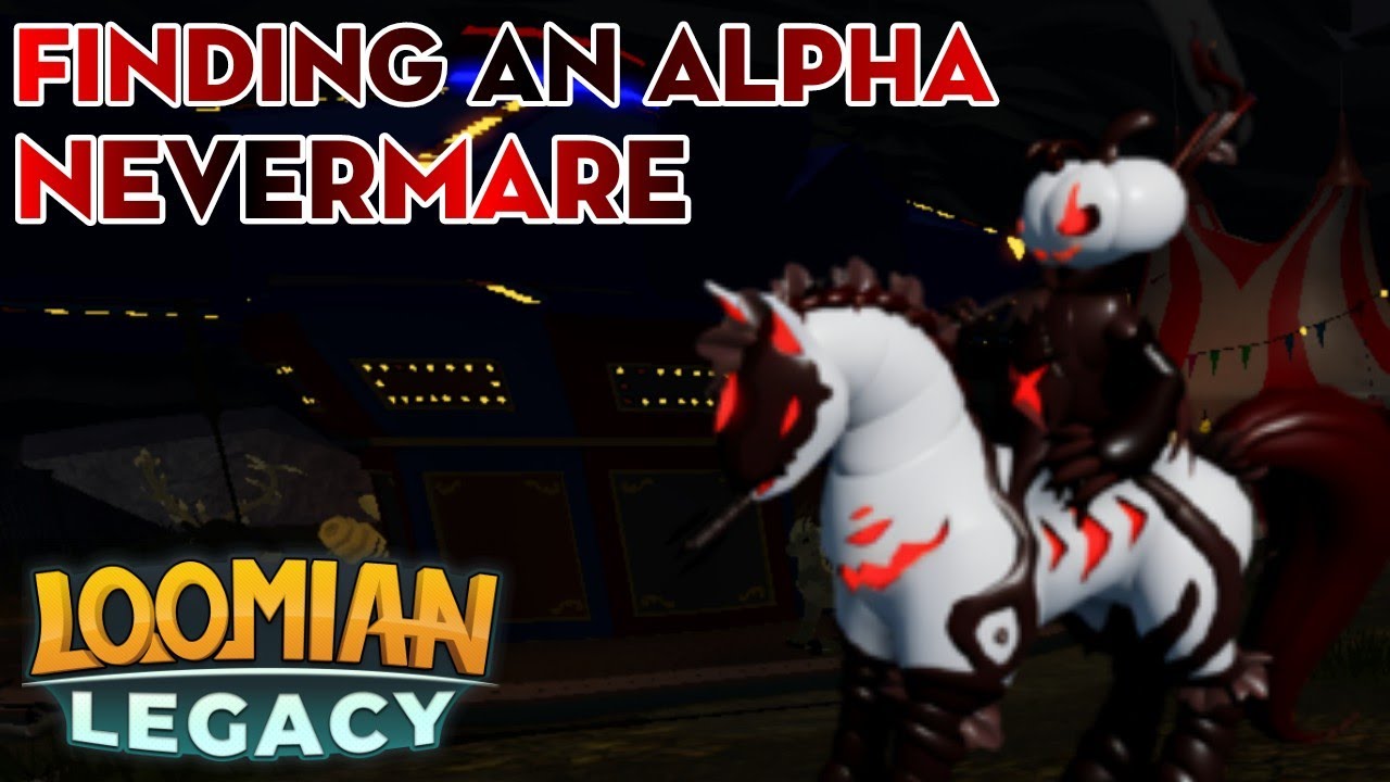 I found an Alpha Nevermare (Loomian Legacy) - YouTube