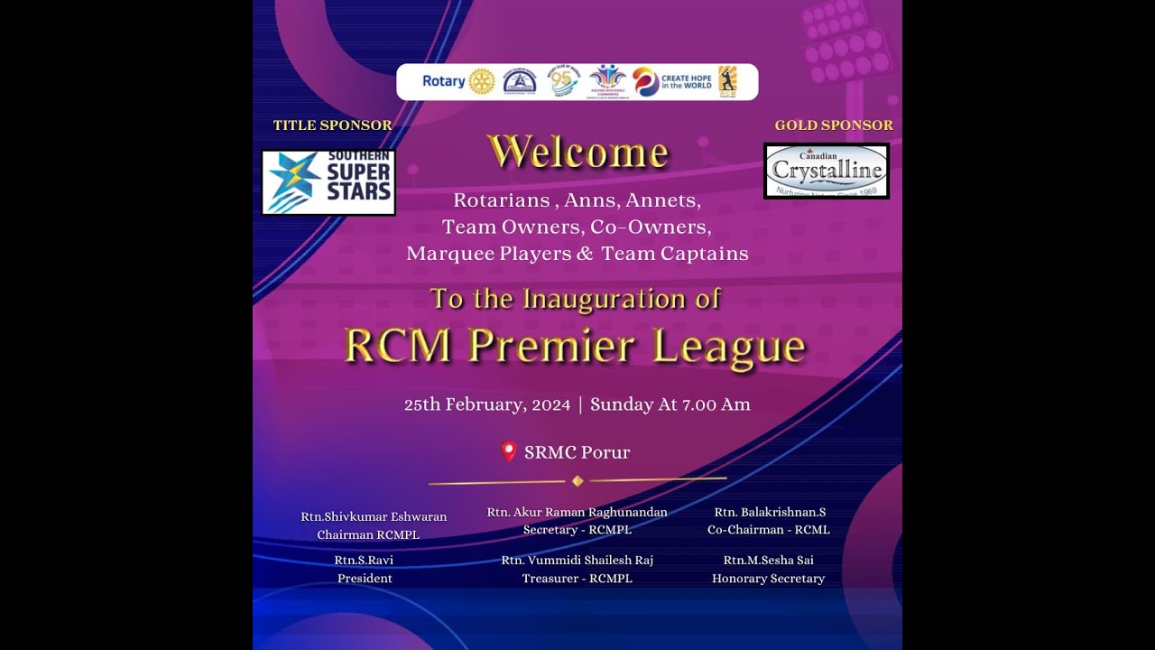 RCM PREMIER LEAGUE - YouTube
