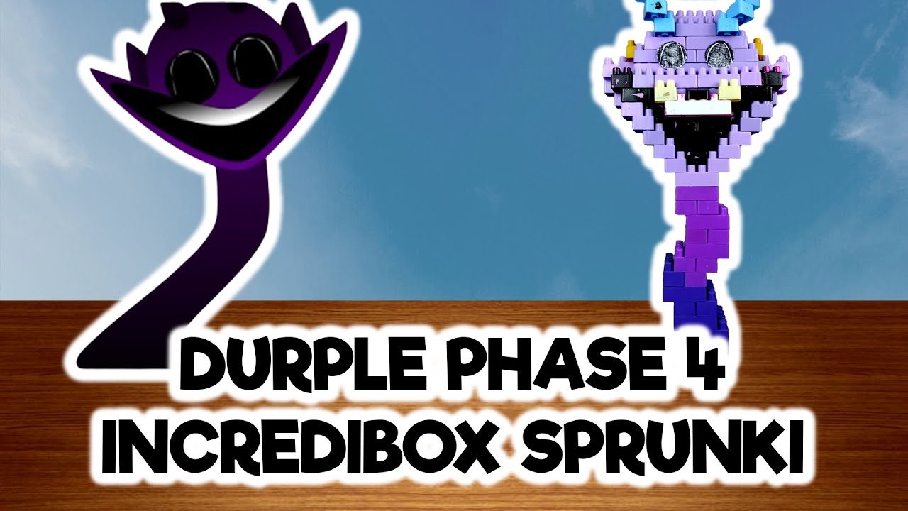 Membuat Durple Sprunki Phase 4 Incredibox Sprunki Dari Balok Susun ...