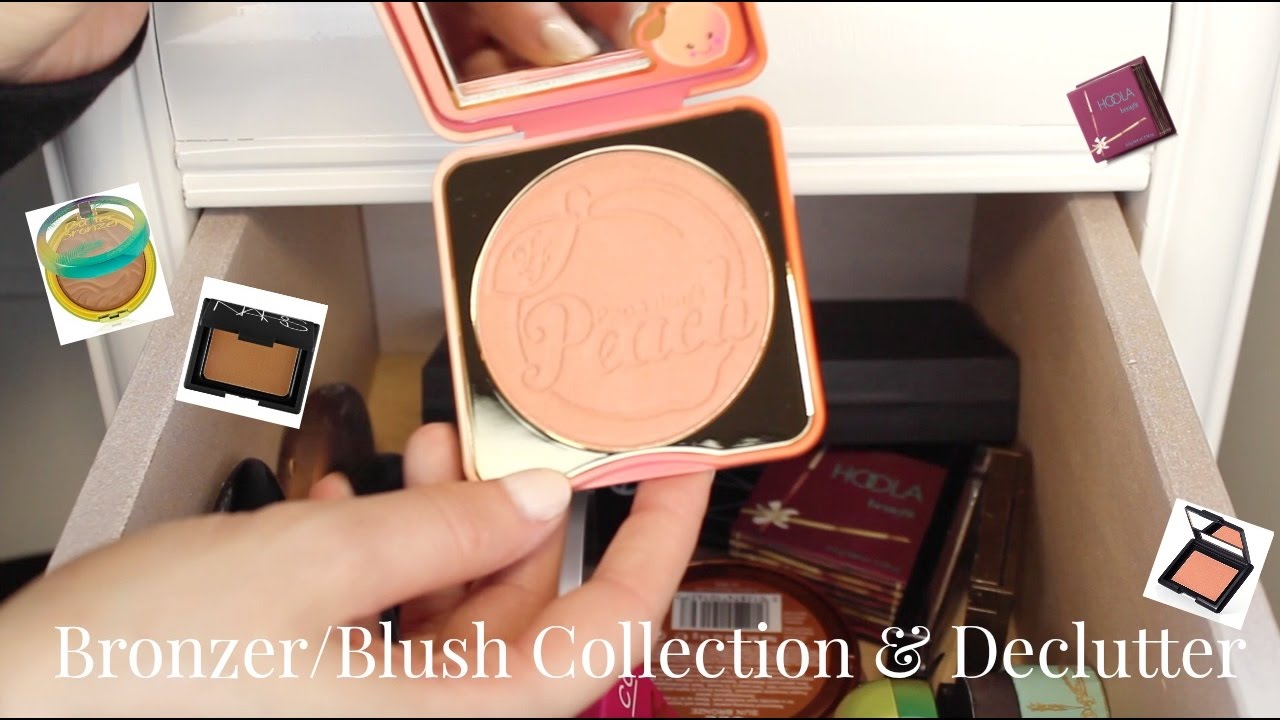 Bronzer/Blush Collection & Declutter | 2017 - YouTube
