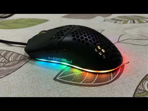 HXSJ J900 RGB Lighting Programmable Gaming Mouse - YouTube